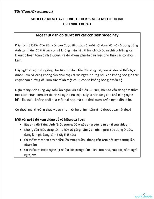Fun in London Video+ Task A2 (Listening A2). Interactive worksheet ...