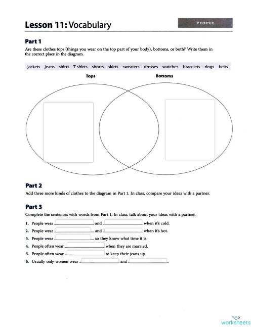 AEF1_Practical English 3_HW.2. Interactive worksheet | TopWorksheets
