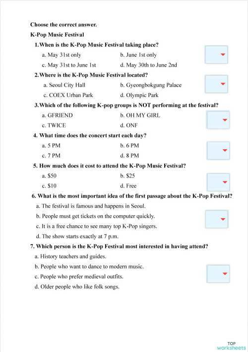 Future Continuous Quiz. Interactive worksheet | TopWorksheets