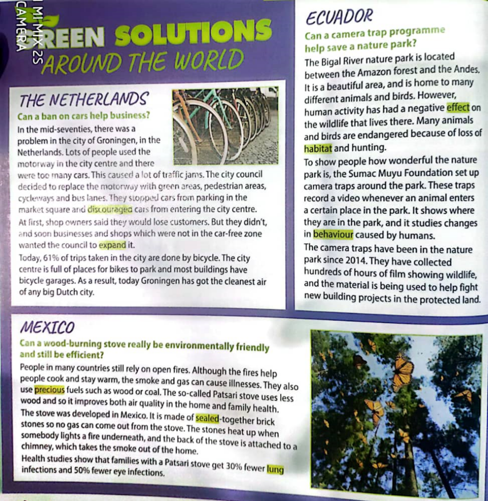 Summary Writing - Green Solutions - Finding Key Points. Interactive ...