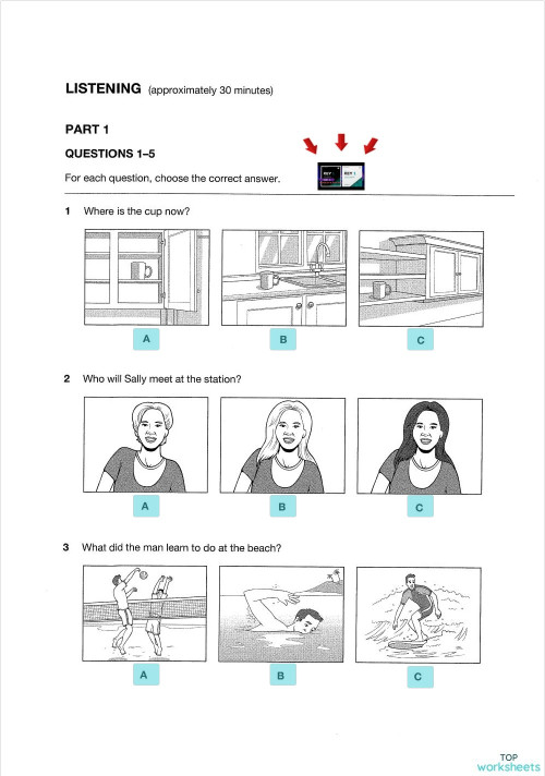 KET: interactive worksheets and online exercises | TopWorksheets