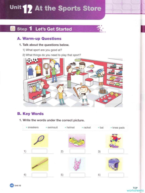 Step by step listening 2 (unit 12). Bài tập tương tác | TopWorksheets