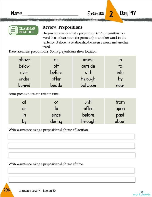 4th grade: interactive worksheets and online exercises | TopWorksheets