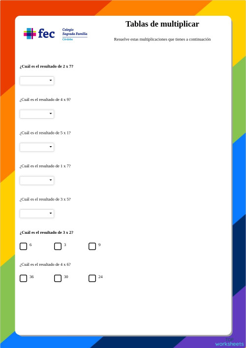 Problemas y ejercicios del doble y la mitad. Ficha interactiva | TopWorksheets