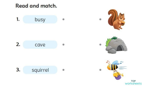 Busy animals. Interactive worksheet | TopWorksheets
