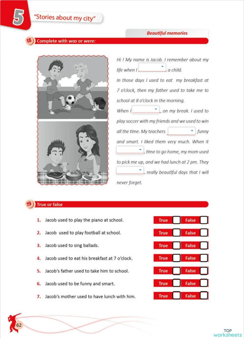English language: interactive worksheets and online exercises ...