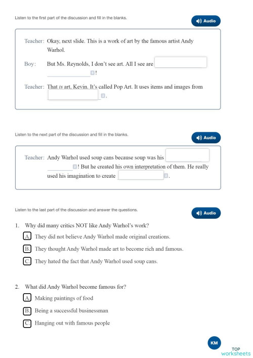 C1 Mega Lesson 12 Listening Scan. Interactive worksheet | TopWorksheets
