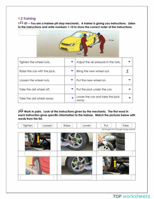 Technical English 2 Unit 1 2 Revision Interactive Worksheet