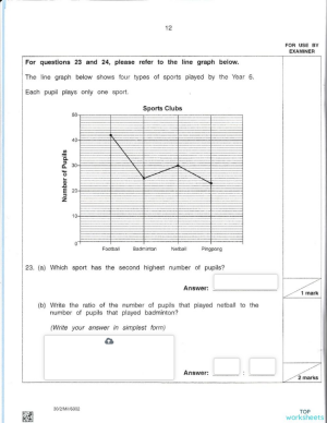 PSR 2020 MATHEMATICS PAPER 2 PART 3. Interactive worksheet | TopWorksheets