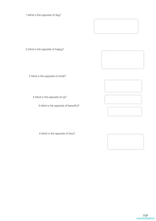 OPPOSITE WORDS Interactive Worksheet TopWorksheets opposite-words-interactive-worksheet-topworksheets