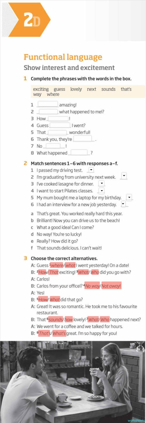 Roadmap A2+ 2D WB. Interactive worksheet | TopWorksheets