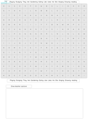 PRESENT CONTINUOUS. Interactive worksheet | TopWorksheets
