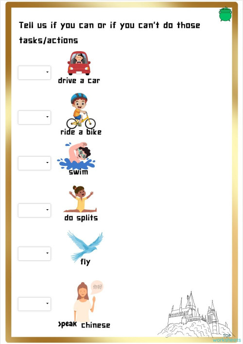 Body parts. Interactive worksheet | TopWorksheets