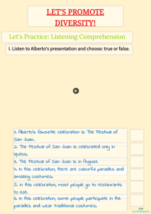 Let's understand!. Interactive worksheet | TopWorksheets