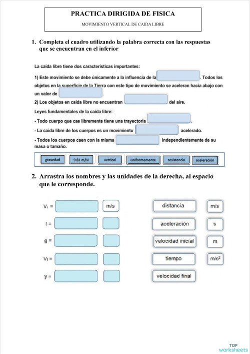 Masa, volumen y densidad. Ficha interactiva | TopWorksheets