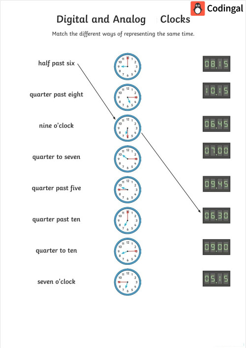 M_G02M15L67_WE01_Telling and Writing Time on Digital Clock. Interactive ...