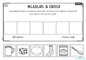 Lightest to Heaviest. Interactive worksheet | TopWorksheets