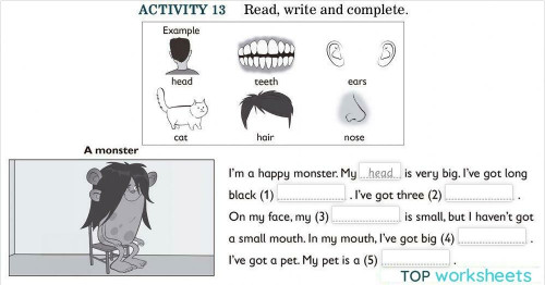 Kid's Box 106 Section 2 Activity 13. Interactive worksheet | TopWorksheets