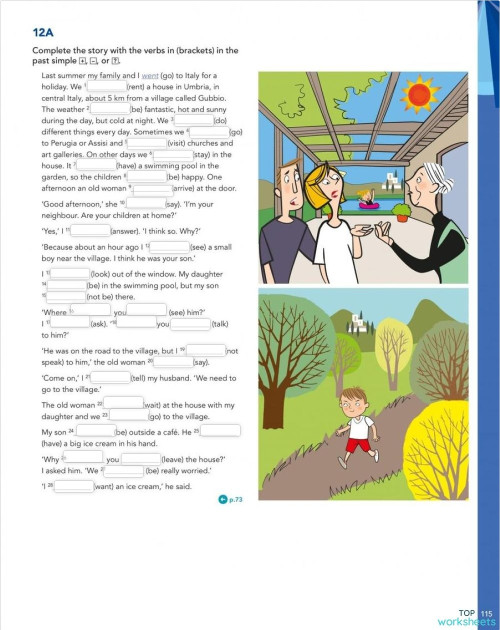 12A beginner beginner. Interactive worksheet | TopWorksheets