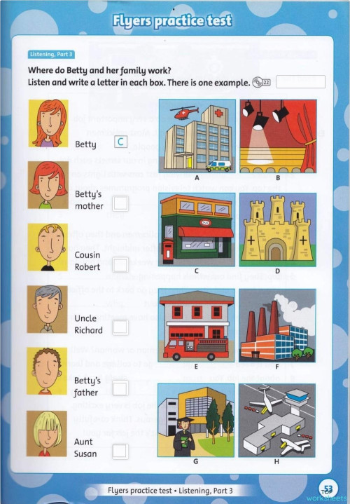 001 6th Listening Part 3 Interactive Worksheet Topworksheets