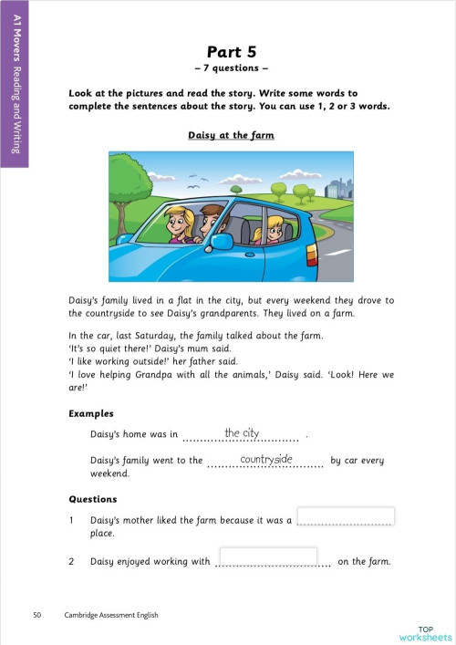 MO RW 1 P5. Interactive worksheet | TopWorksheets