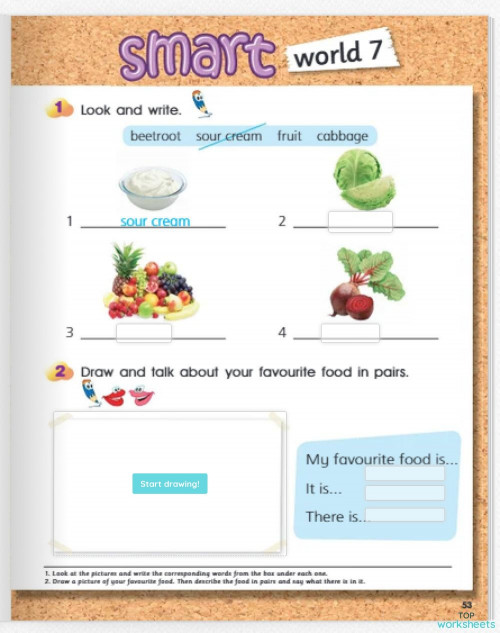 Smart Junior 2 workbook p.53. Interactive worksheet | TopWorksheets