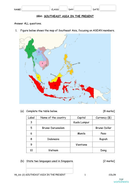 SBA: Chapter 2 - Section C. Interactive worksheet | TopWorksheets