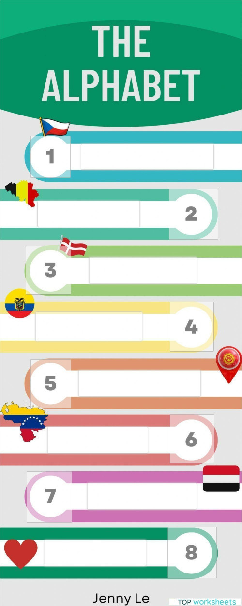 The alphabet. Interactive worksheet | TopWorksheets