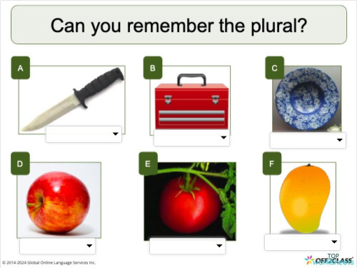 Plural Nouns "-f and -fe" to -ves. Interactive worksheet | TopWorksheets