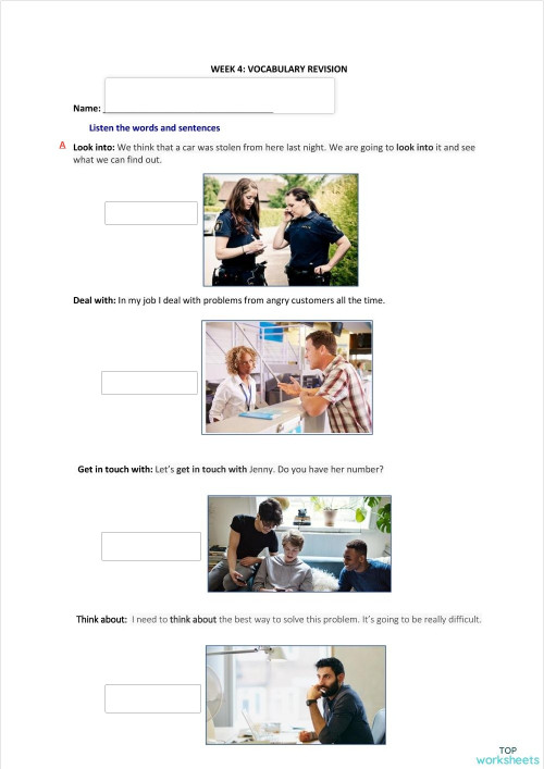 EVOLVE 3: LISTENING TASK. Interactive worksheet | TopWorksheets