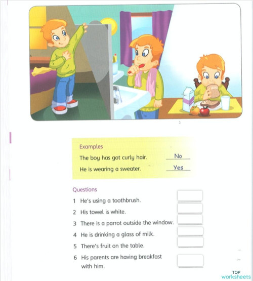 Sentences test1 GM ex part 2. Interactive worksheet | TopWorksheets