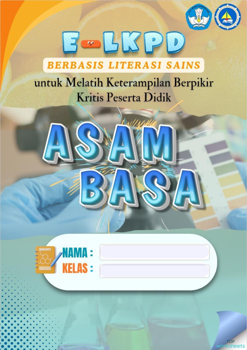 E Lkpd Berbasis Literasi Sains Teori Asam Basa Lewis Lembar Kerja