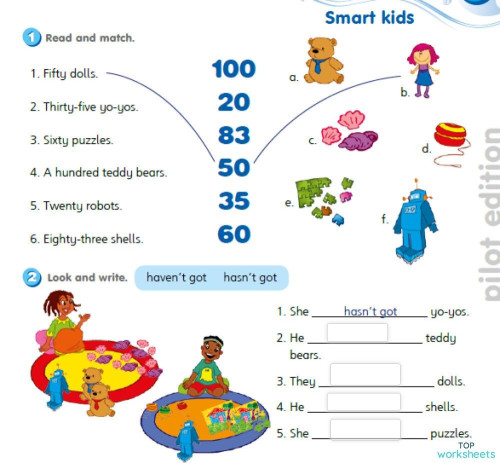 Smart Junior Workbook p.3. Interactive worksheet | TopWorksheets