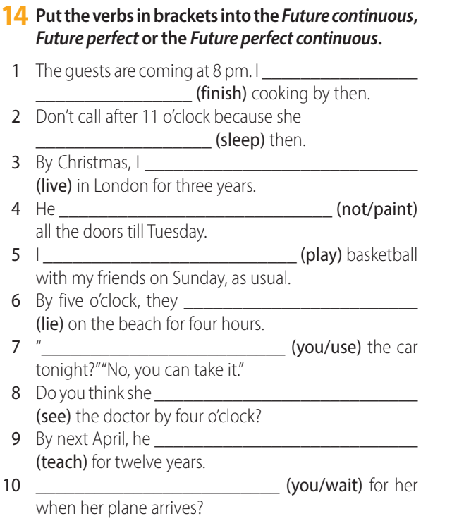 Grammar and Vocabulary Booster B2 Module 1 Future Tenses. Interactive ...