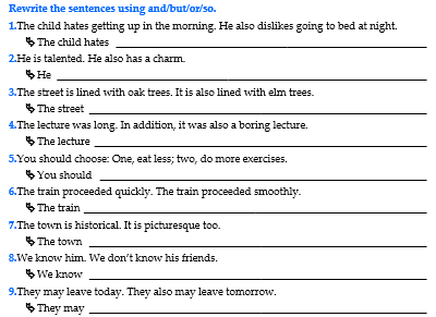 CONJUNCTIONS 02. Interactive worksheet | TopWorksheets