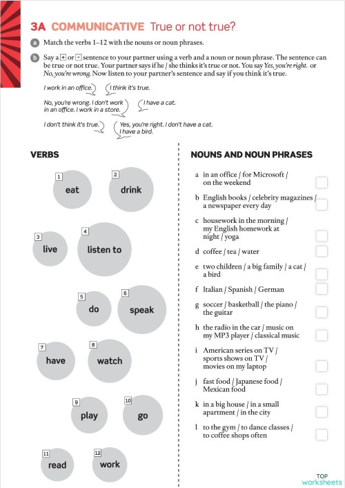 Roadmap A2+ Unit 1C Present Simple and Continuous. Interactive worksheet | TopWorksheets