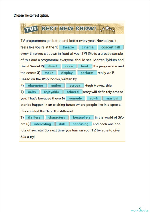 QUESTION WORDS. Interactive worksheet | TopWorksheets