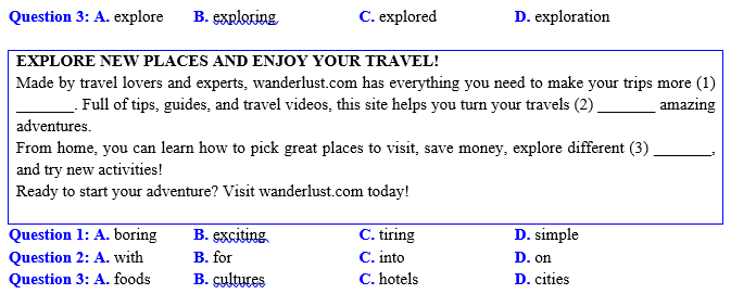 PRACTICE UNIT 8.1: TOURISM. Interactive worksheet | TopWorksheets