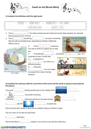 COUNT ON ME. Interactive worksheet | TopWorksheets