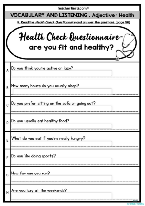 Worksheet 3 (About You). Interactive worksheet | TopWorksheets