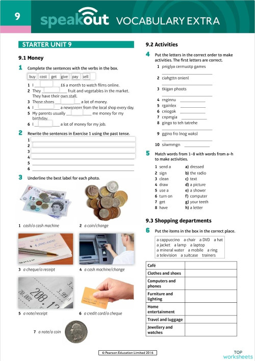 Unit 9 English II. Interactive worksheet | TopWorksheets