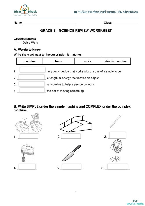 Grade 3. Doing work. Interactive worksheet | TopWorksheets