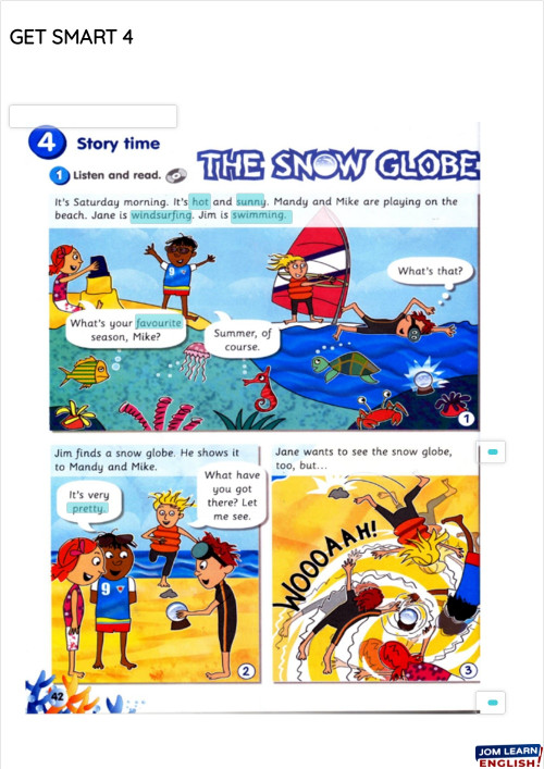 Get Smart 3- Unit 4 - P 42-43. Interactive worksheet | TopWorksheets