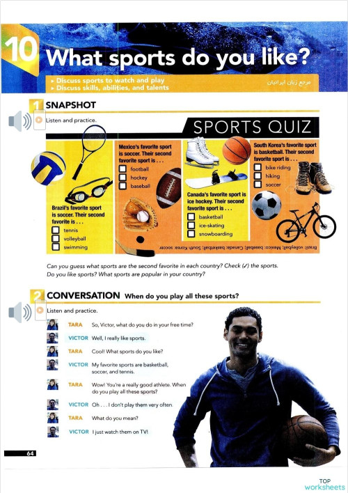 10 - A1.1 unit 10. Interactive worksheet | TopWorksheets