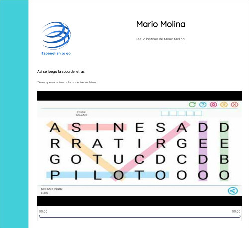 Mario Molina. Ficha interactiva | TopWorksheets