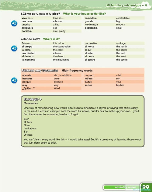 Mi insti 99. Ficha interactiva | TopWorksheets