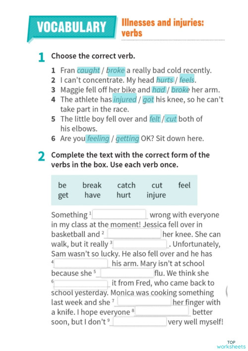 TEENS B1: interactive worksheets and online exercises | TopWorksheets