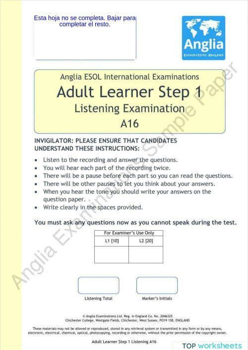 Present Continuous - Listening. Interactive worksheet | TopWorksheets