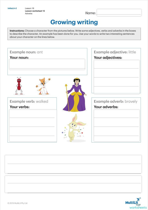 Lesson 18 Adverbs. Interactive worksheet | TopWorksheets