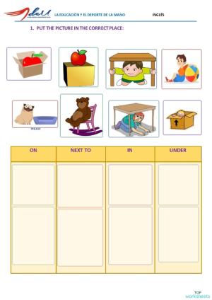 Prepositions. Interactive worksheet | TopWorksheets